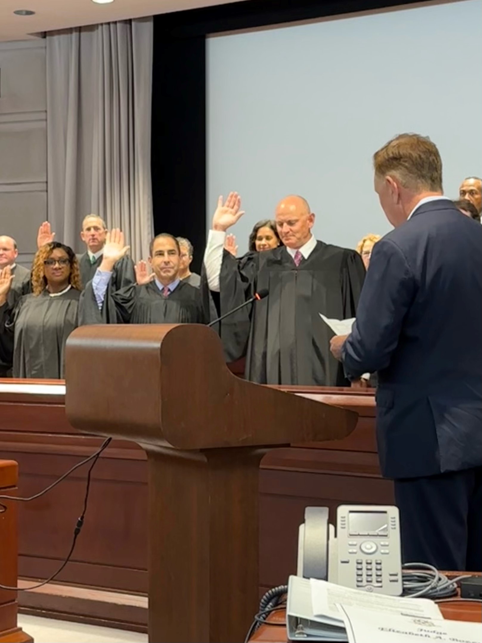 The Swearing-In of Superior Court Judge Thomas J. Saadi | Connecticut ...